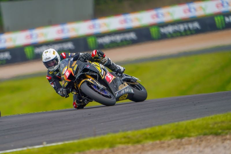 Richard Kerr took control in opening free practice at Donington Park as ...