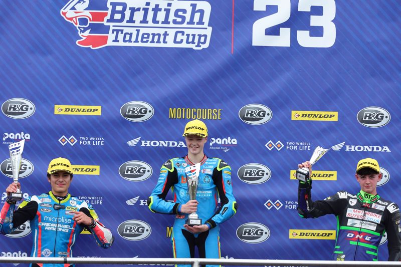 Evan Belford has been crowned 2023 British Talent Cup Champion as Filip ...