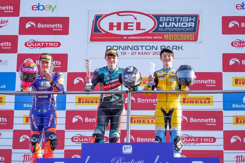 Lewis Jones took the win in the first Junior Supersport race of the ...
