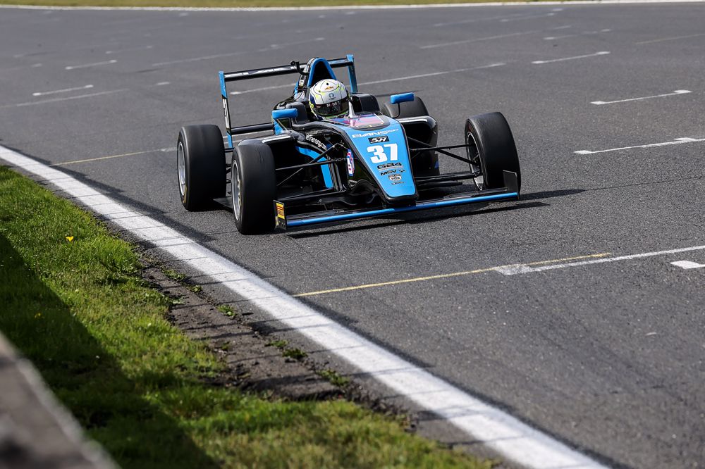 Evans GP’s title challenger Cooper Webster ended testing on the Brands ...