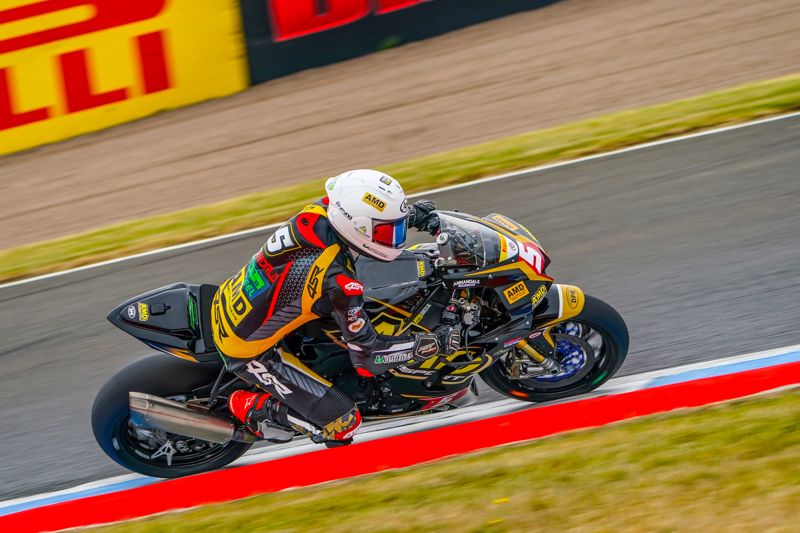 Richard Kerr will line up on pole position after clocking a 48.252sec ...