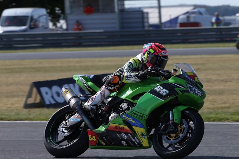 Asher Durham claimed the first race win of the day as he beat Aaron ...