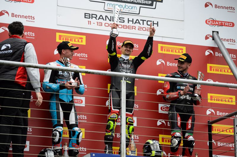 Richard Cooper took the opening National Sportbike race win at Brands ...