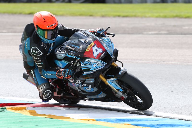 Championship leader Dan Linfoot got his own back in the second race ...