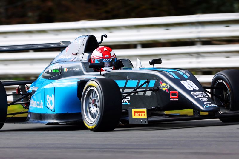 KMR Sport’s Brandon McCaughan doubled up with the fastest time in the ...