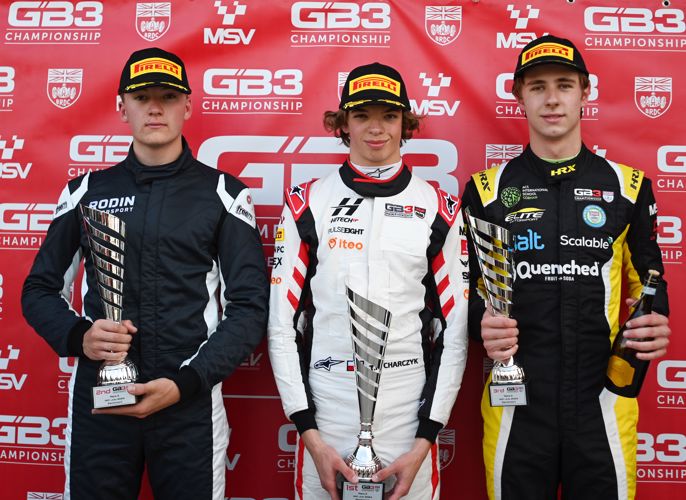 Tymek Kucharczyk, James Hedley and McKenzy Cresswell were the top three ...