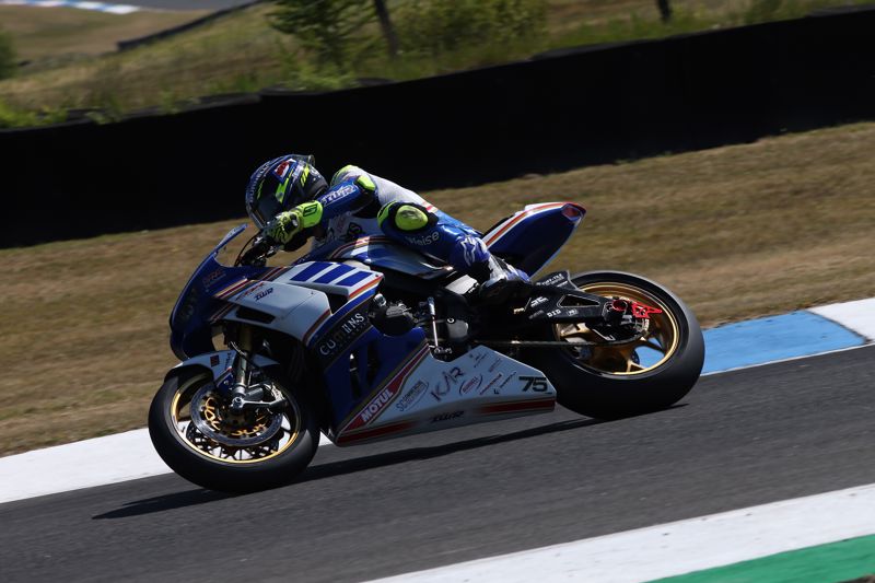 Alex Olsen drew first blood as the action began at Knockhill this ...